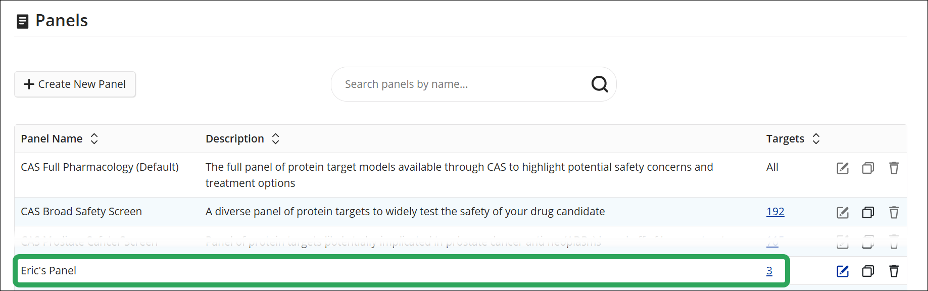 Create Custom Analytics Panels – BioFinder